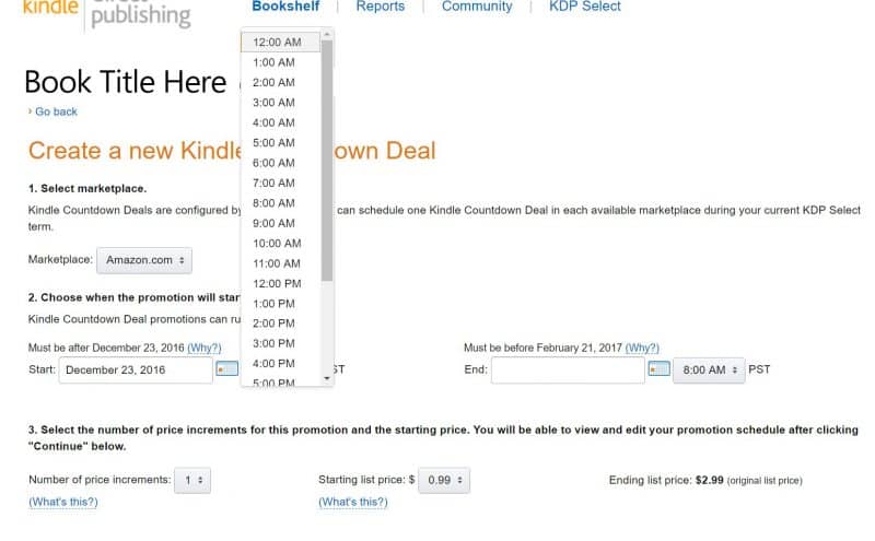How to Discount Your eBook on Amazon – Book Cave