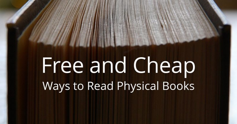 Free and Cheap Ways to Read Physical Books – Book Cave