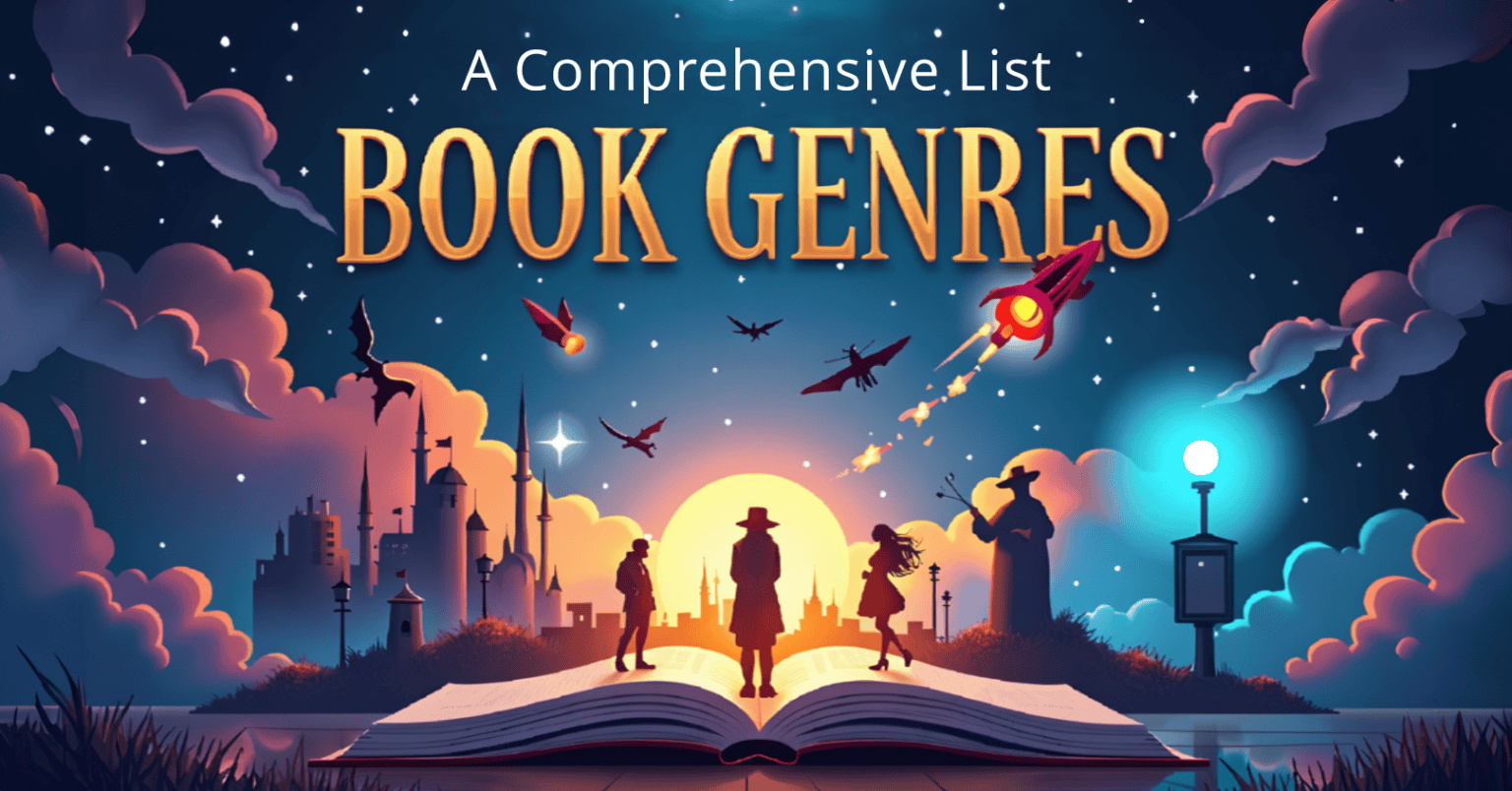 A Comprehensive List of Book Genres with Explanations – Book Cave