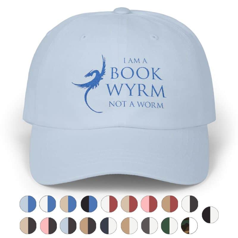 “I’m a Book Wyrm, Not a Worm” | Fantasy Hat for Readers, Nerds, and ...