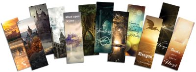 Printable Fantasy Bookmarks | Set of 12 Magical Designs for Book Lovers ...