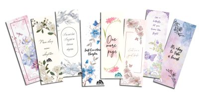 Printable Floral Bookmarks | Set of 8 Elegant Botanical Designs for ...