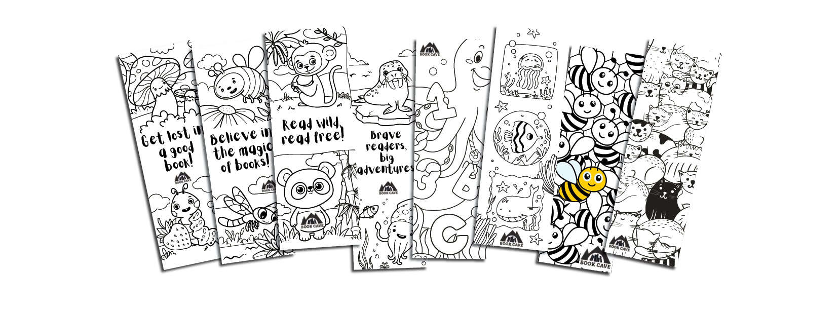 Printable Animal Coloring Bookmarks for Kids | 8 Fun Animal Designs to ...