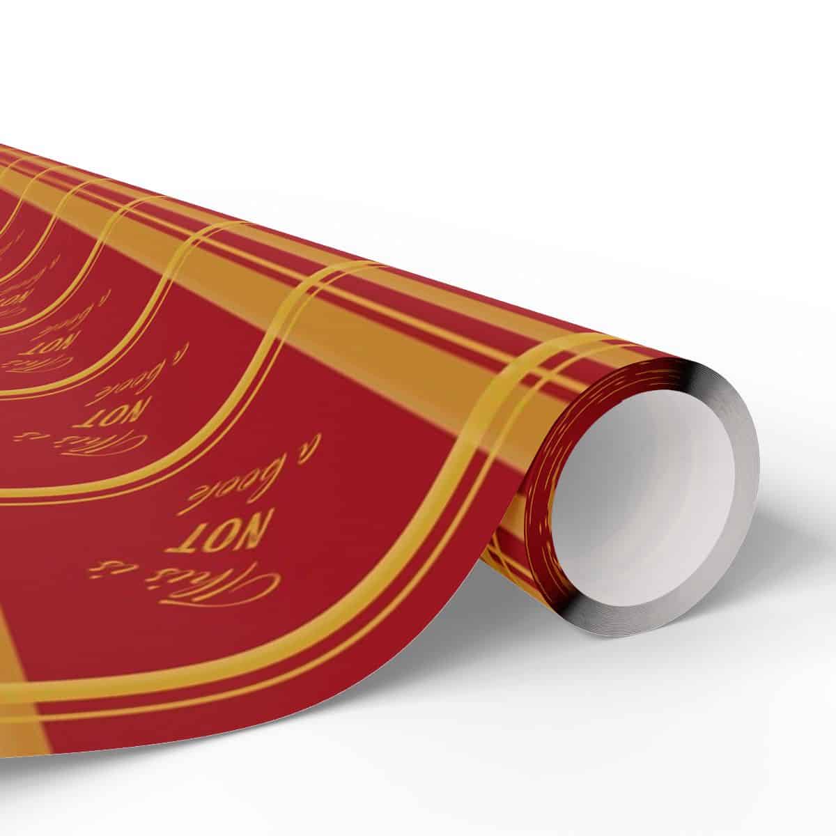 “This Is Not a Book” Printable Wrapping Paper | (Digital Download Only ...